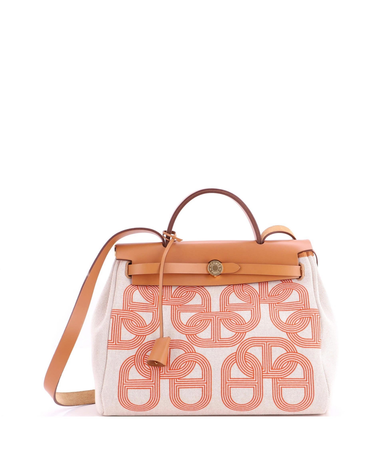 Click here for Pre-Owned Hermes 31 Herbag Zip Circuit 24 Vache Hu... prices