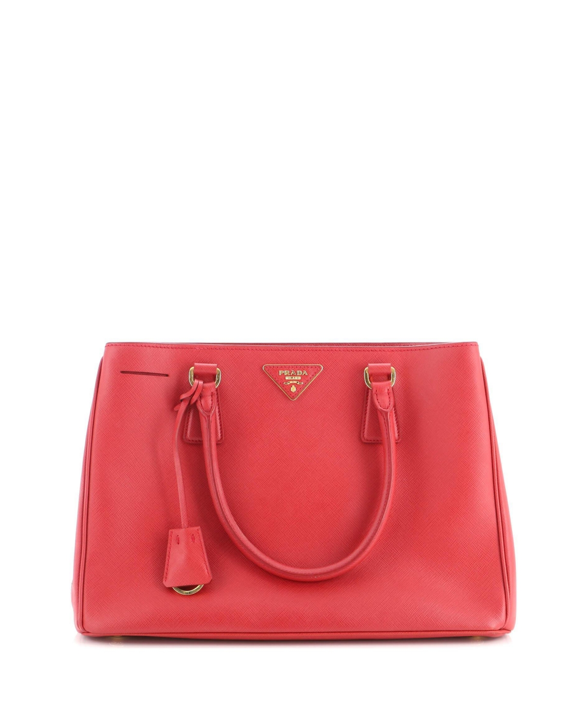 Click here for Pre-Owned Prada Medium Gardeners Tote Saffiano Lea... prices
