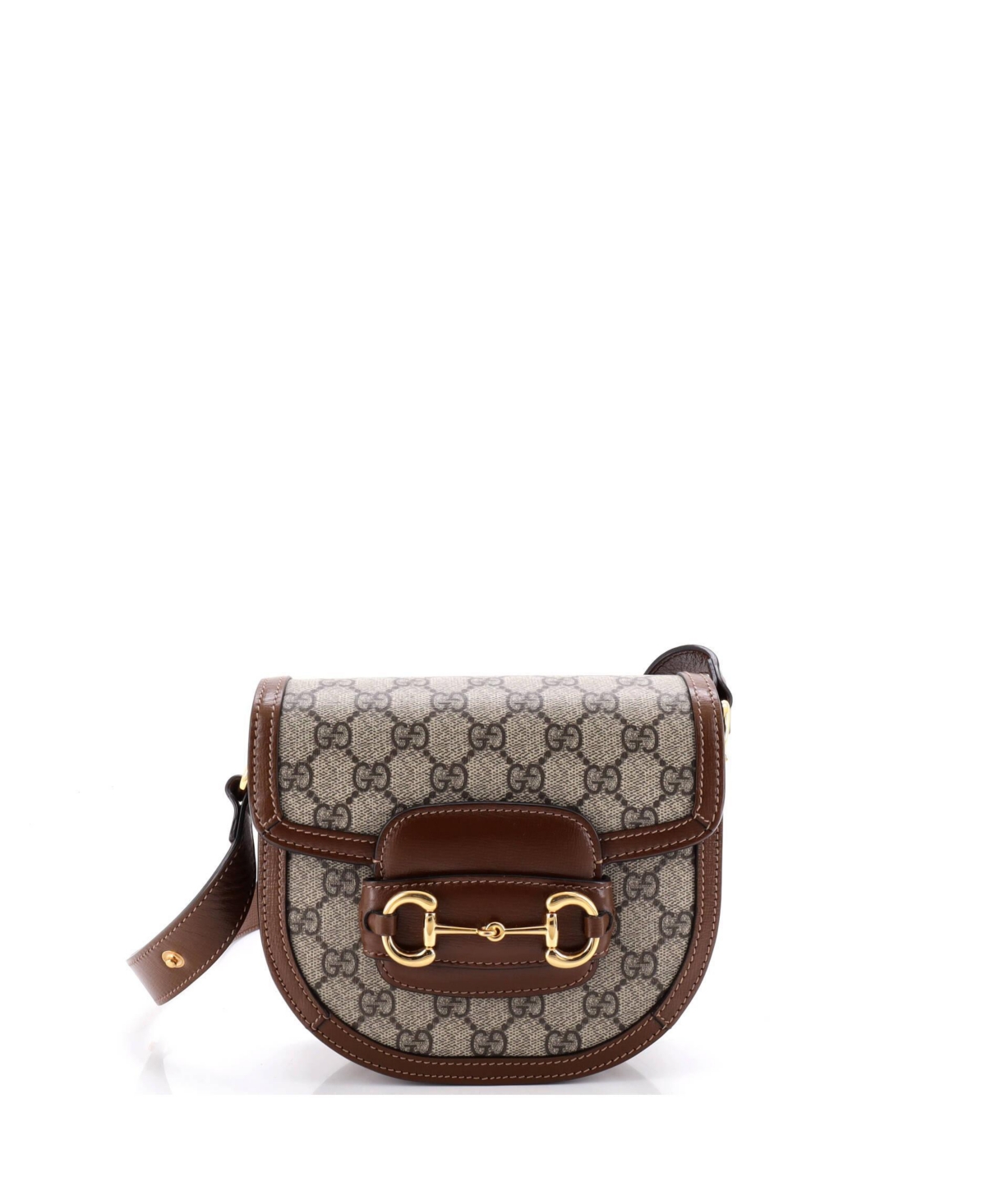 Click here for Pre-Owned Gucci Mini Horsebit 1955 Rounded Shoulde... prices