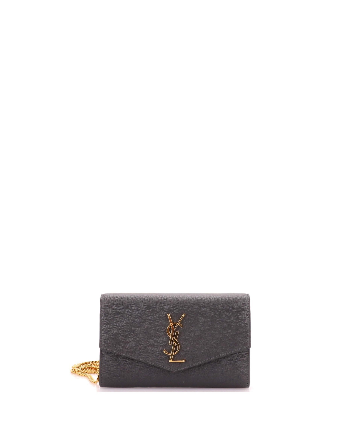 Click here for Pre-Owned Saint Laurent Uptown Chain Wallet Leathe... prices