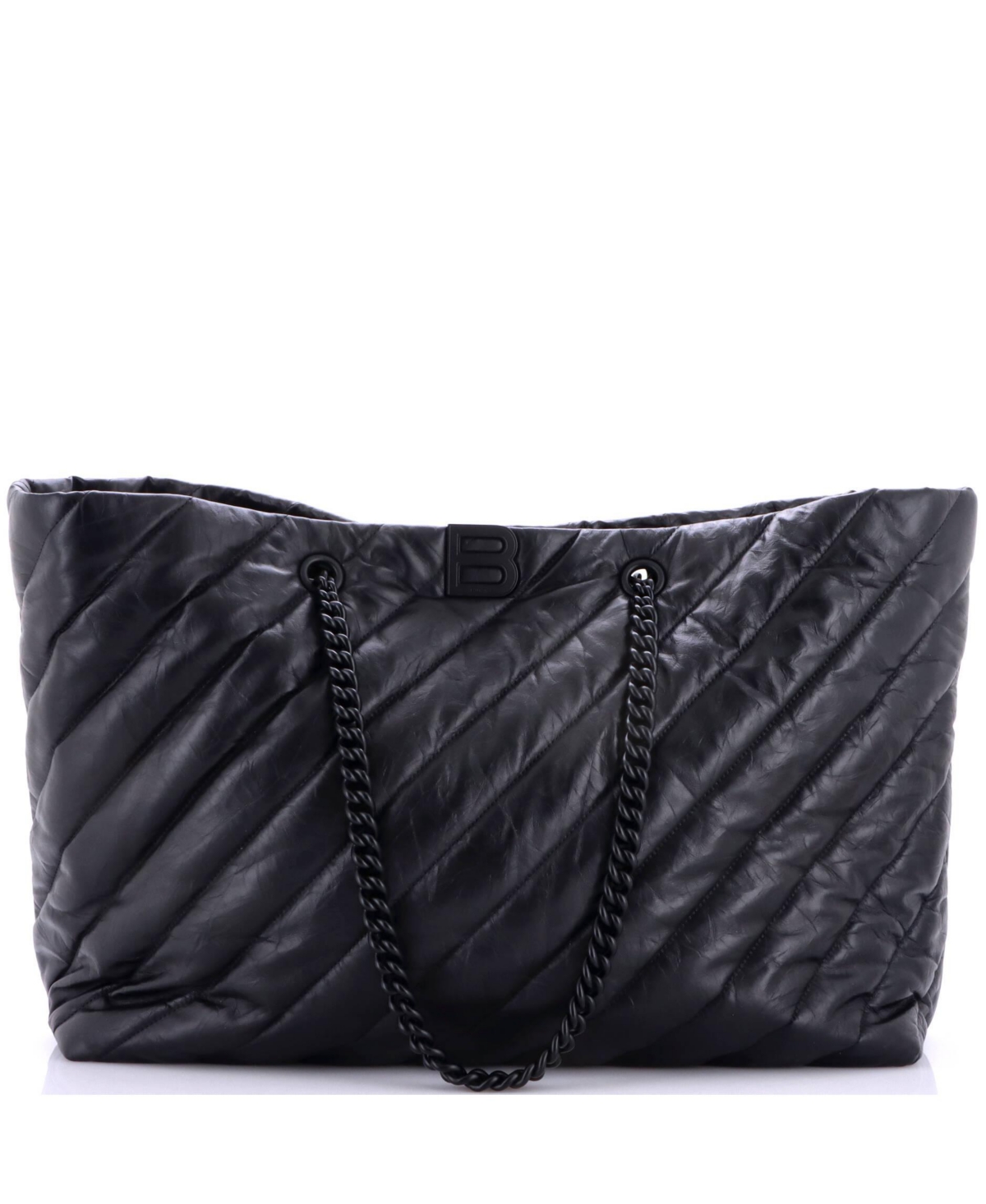 Click here for Pre-Owned Balenciaga Large Crush Carry All Chain T... prices