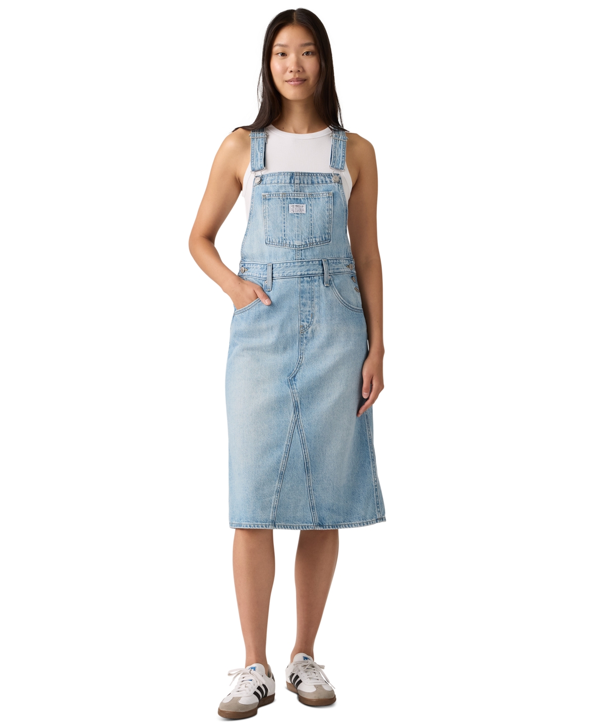Click here for Levis Womens Relaxed Fit Sleeveless Skirtall Dress... prices