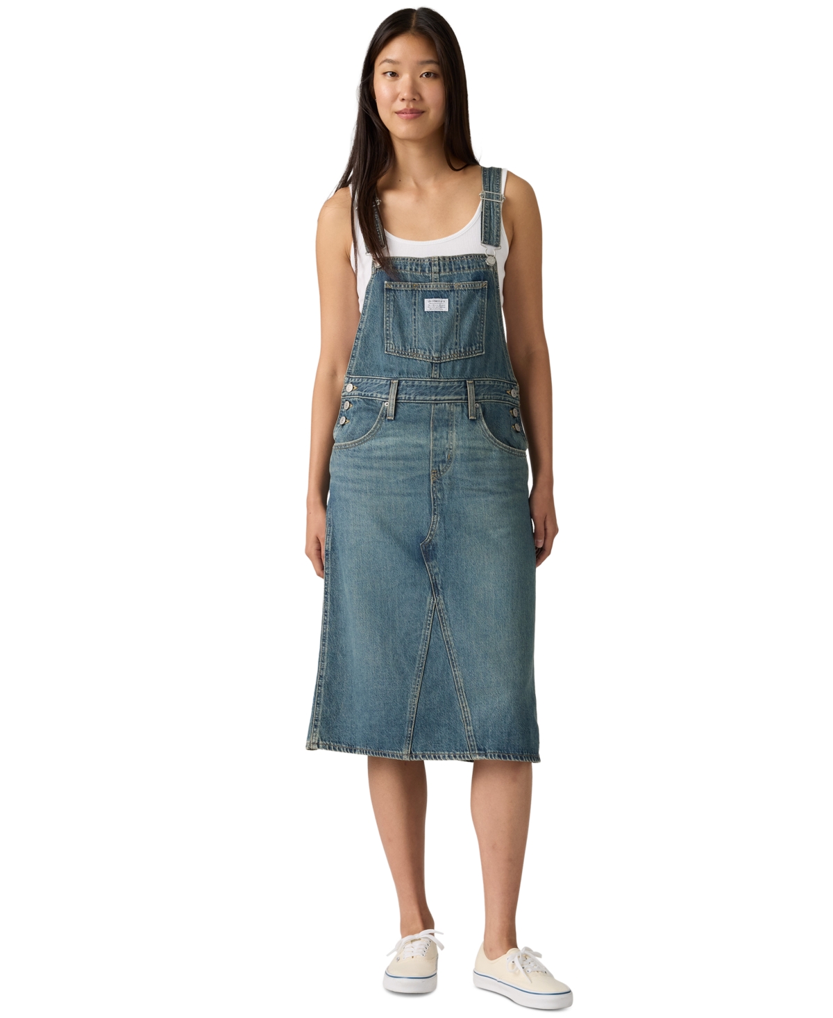 Click here for Levis Womens Relaxed Fit Sleeveless Skirtall Dress... prices