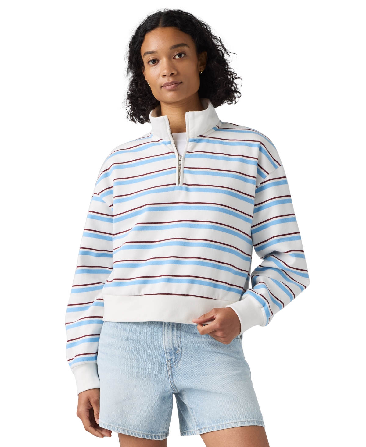 Click here for Levis Womens Cotton-Blend Everyday Sweatshirt - Ru... prices
