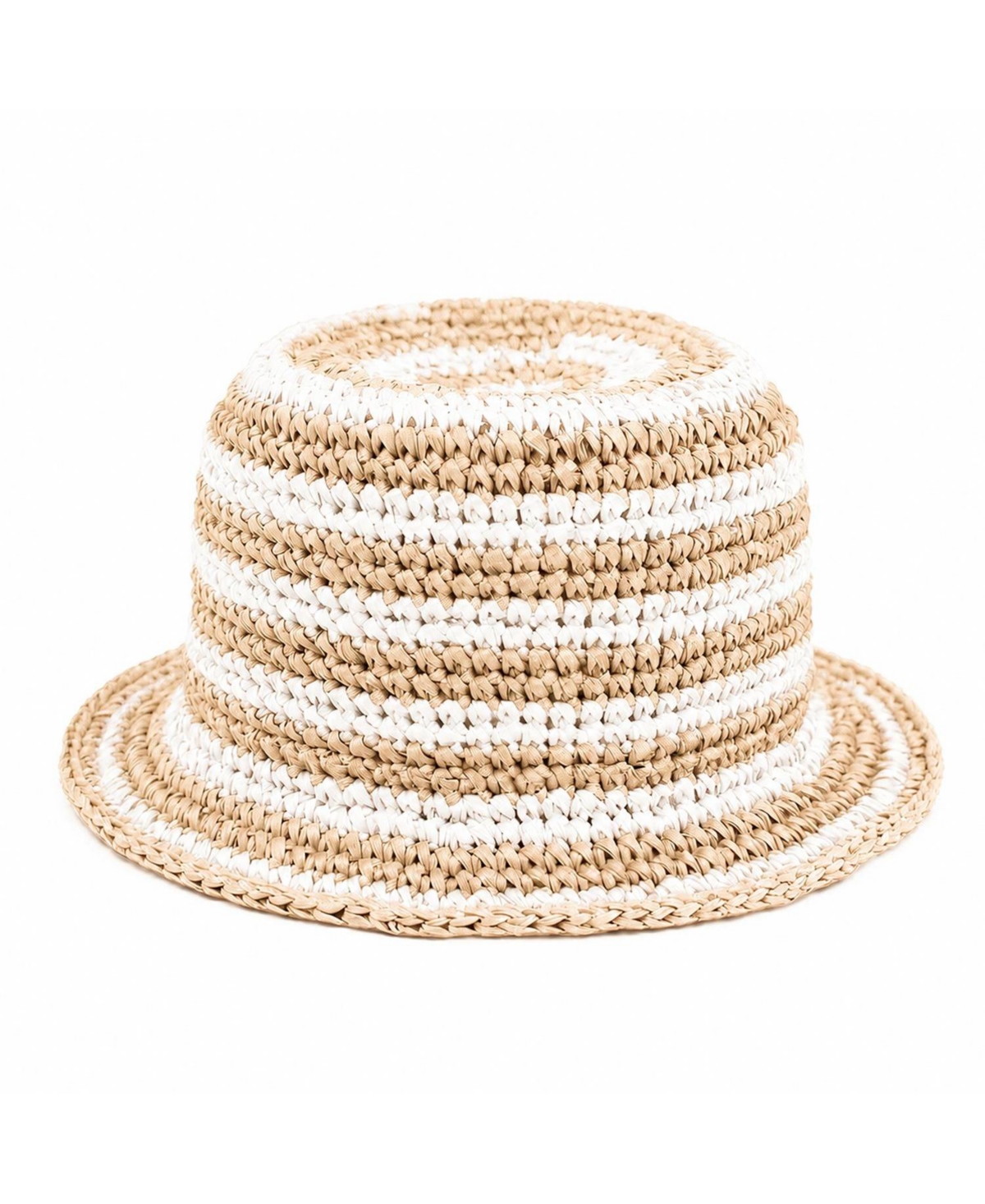 Click here for Brigitte Handwoven Raffia Sun Hat - White prices