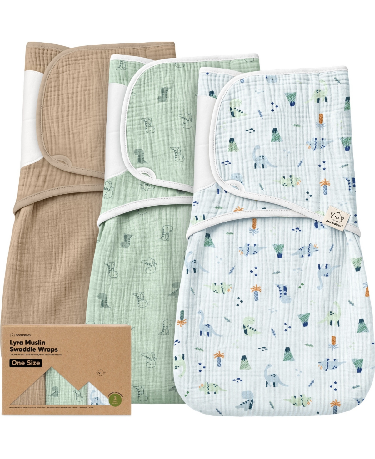 Click here for KeaBabies 3pk Lyra Muslin Swaddles for Newborns  1... prices