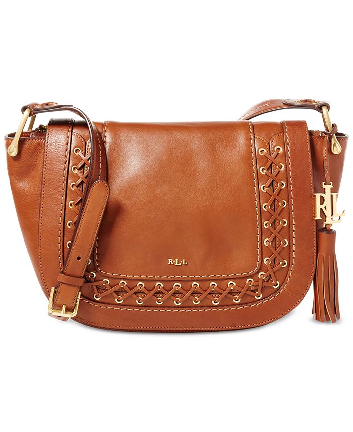 Lauren Ralph Lauren Ashfield Amari Saddle Bag - Macy's