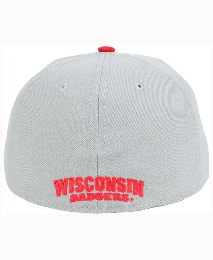 New Era Wisconsin Badgers Grayson 59FIFTY Fitted Cap - Macy's