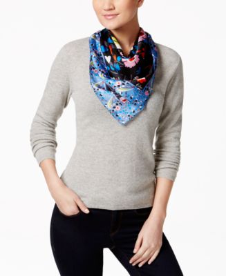 Echo Floral Square Scarf - Macy's