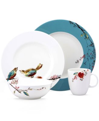 Lenox Simply Fine Chirp Round 4-Piece Place Setting - Macy's