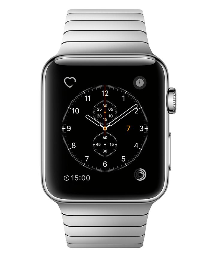 Apple Watch Series 2 42mm Stainless Steel Case with Silver Link ...