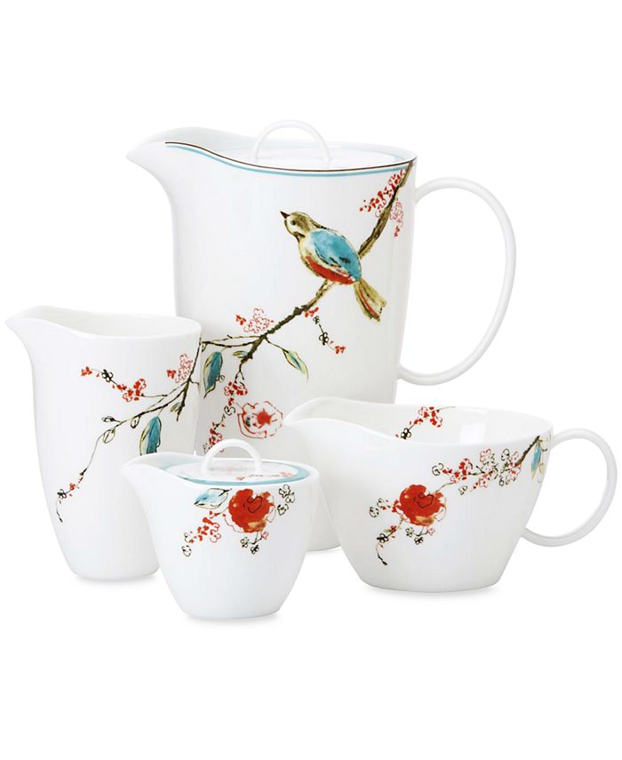Lenox Simply Fine Dinnerware, Chirp 4 Piece Serveware Set - Macy's