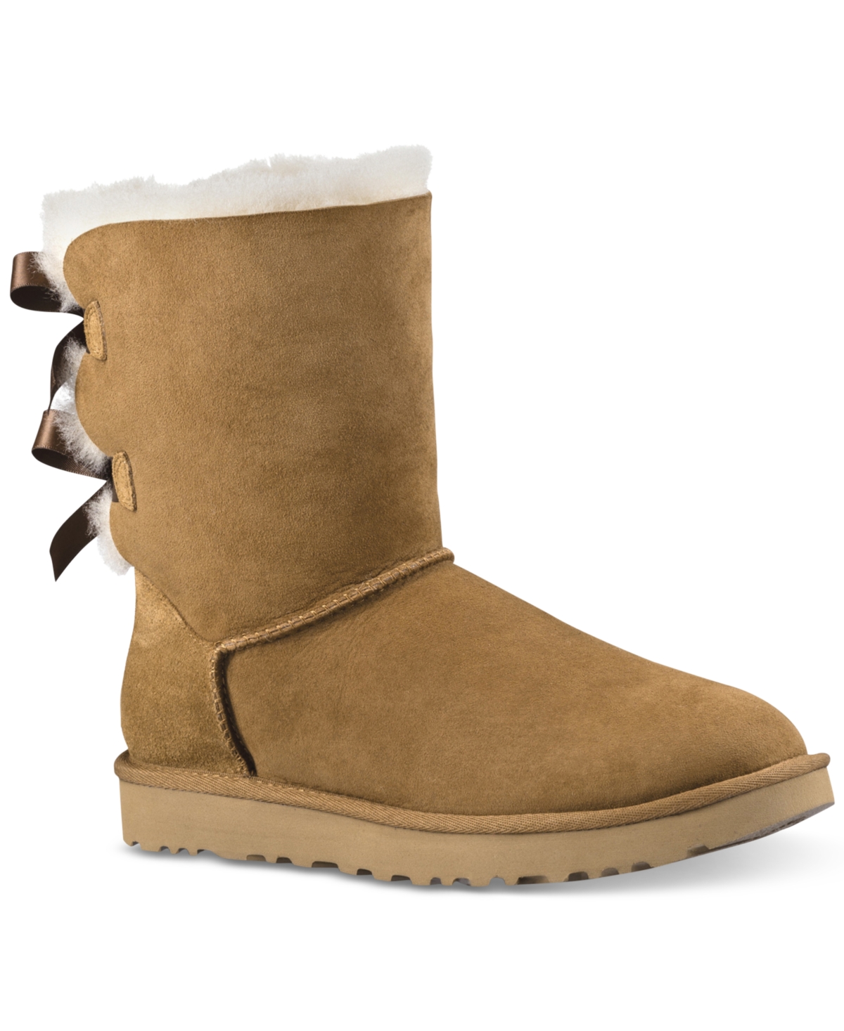 Click here for Ugg Womens Bailey Bow Ii Boots - Chestnut prices