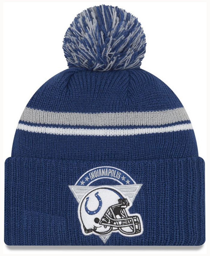 New Era Indianapolis Colts Diamond Stacker Knit Hat - Macy's