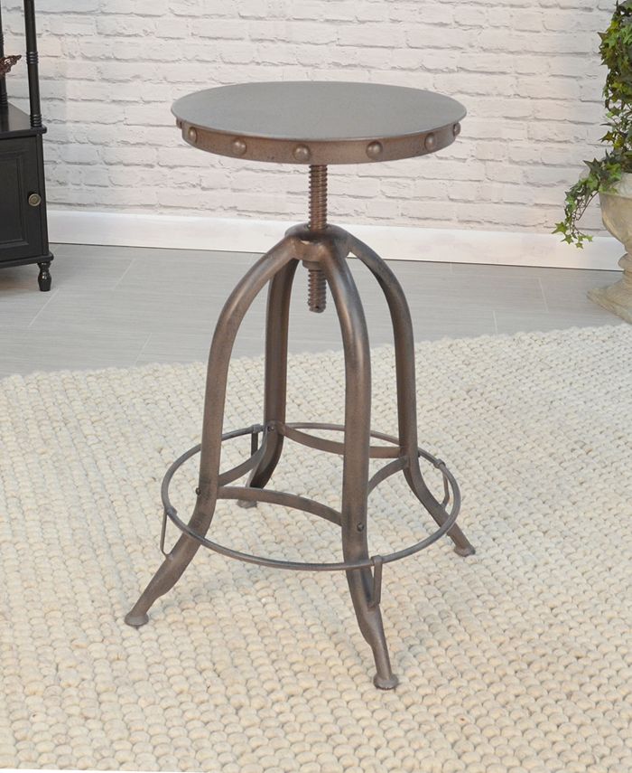 Carolina Classics Harryman 15" Adjustable Stool, Quick Ship - Macy's