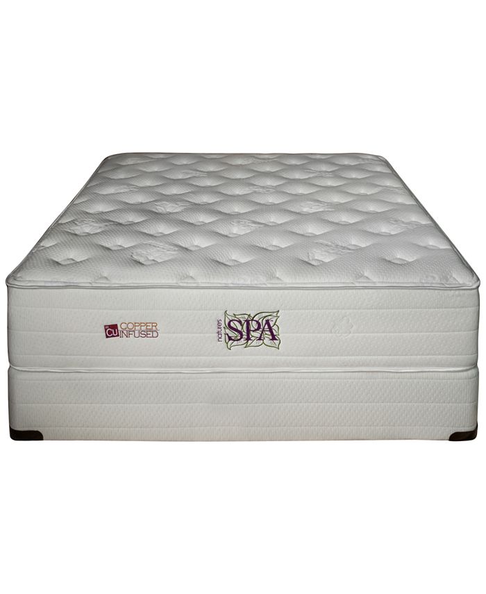 Nature's Spa by Paramount Oasis Latex 13'' Firm Mattress Set- Full - Macy's