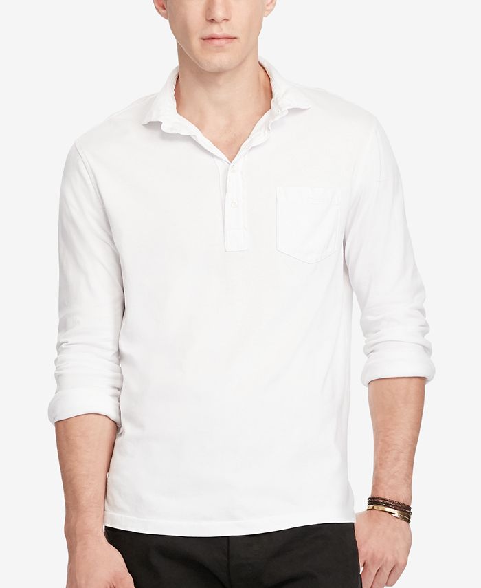 Polo Ralph Lauren Men's Jersey Popover - Macy's