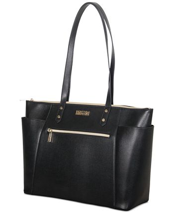 Kenneth Cole Reaction Faux Leather 15" Computer Tote - Macy's