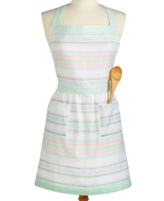 Martha Stewart Collection Pastel Striped Apron, Created for Macy's - Macy's