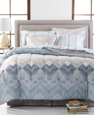 CLOSEOUT! Jetson 8-Pc. Reversible Bedding Ensembles - Macy's