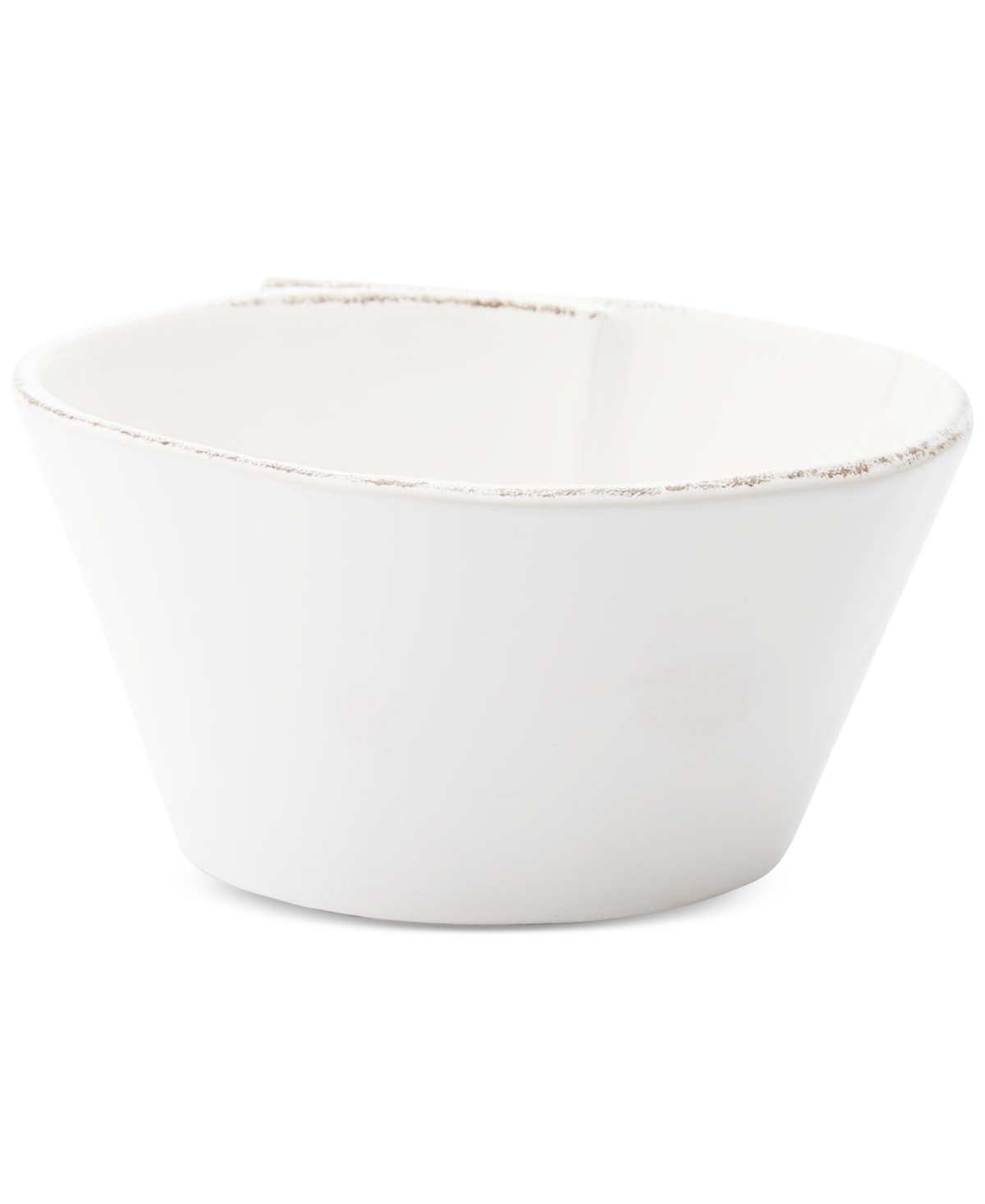 Click here for Vietri Lastra Stacking Cereal Bowl - White prices