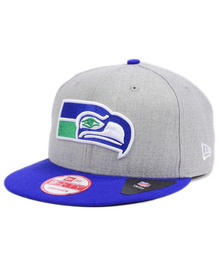 New Era Seattle Seahawks Heather 2-Tone 9FIFTY Snapback Cap - Macy's