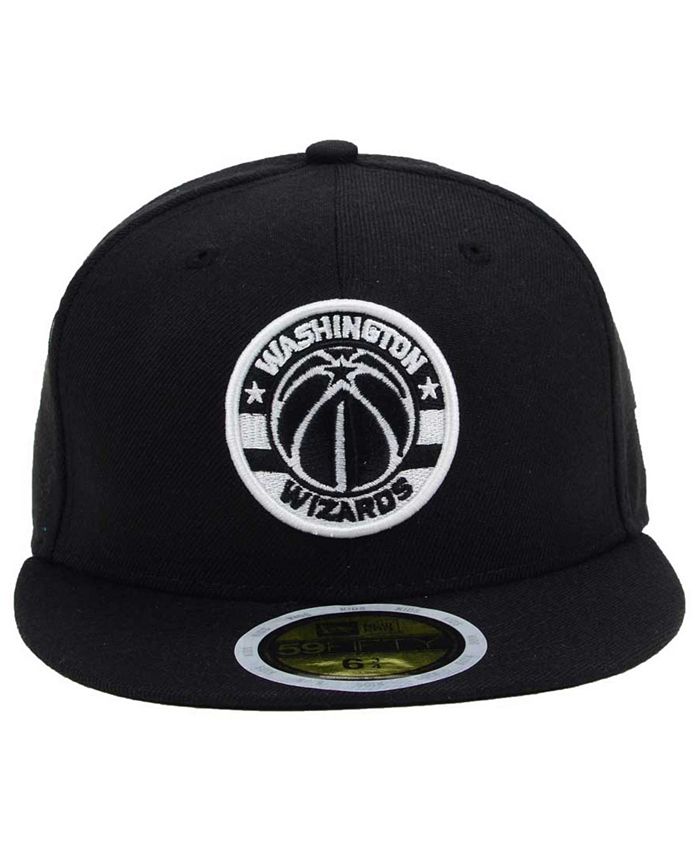 New Era Kids' Washington Wizards Black White 59FIFTY Cap - Macy's