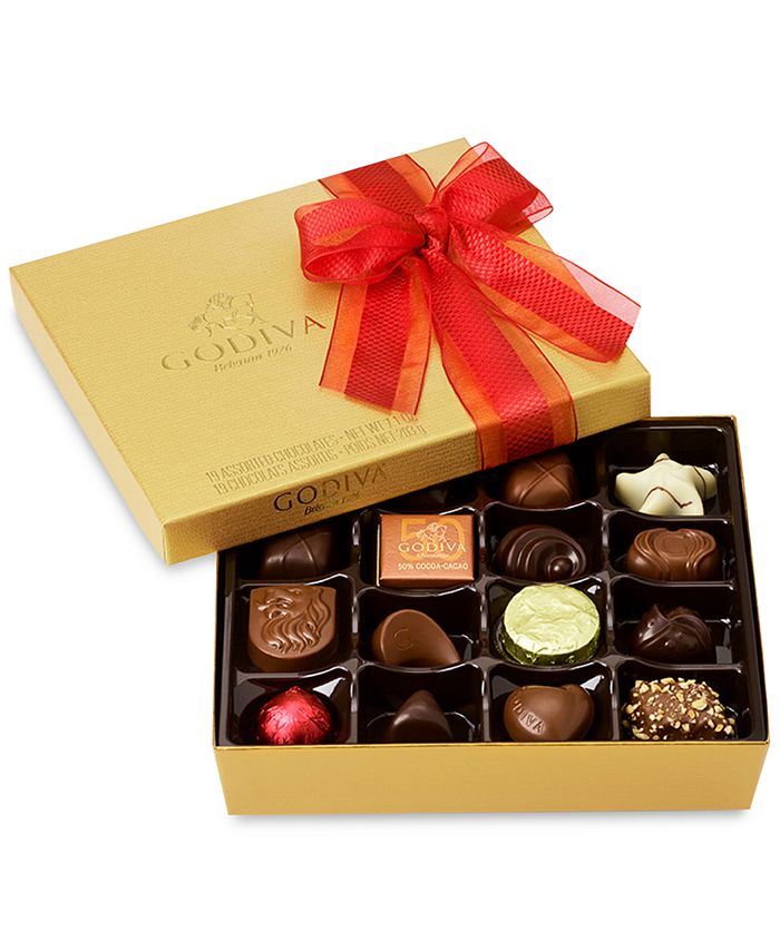 Godiva 19-Pc. Gold Gift Box - Macy's