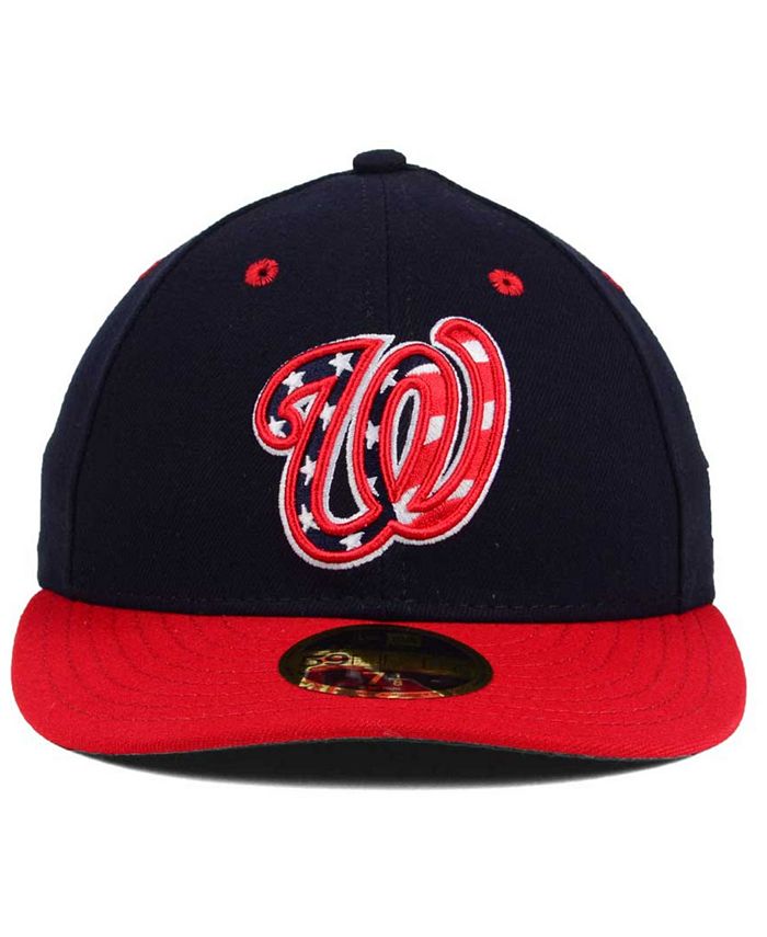 New Era Washington Nationals Low Profile AC Performance 59FIFTY Cap ...