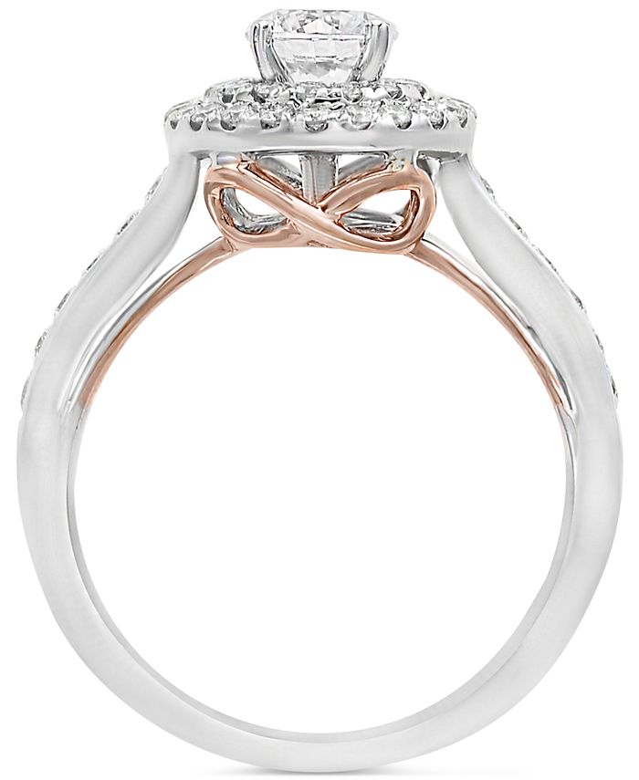 EFFY Collection EFFY® Infinite Love Diamond Halo Engagement Ring (1-1/4 ...