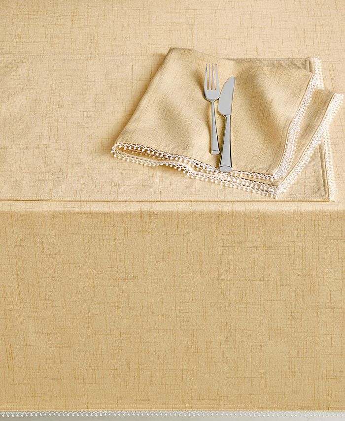 Lenox French Perle Buttercup 60" x 102" Tablecloth - Macy's
