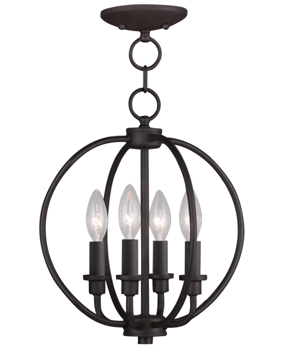 Click here for Livex Milania 4- Light Metal Pendant - Bronze prices