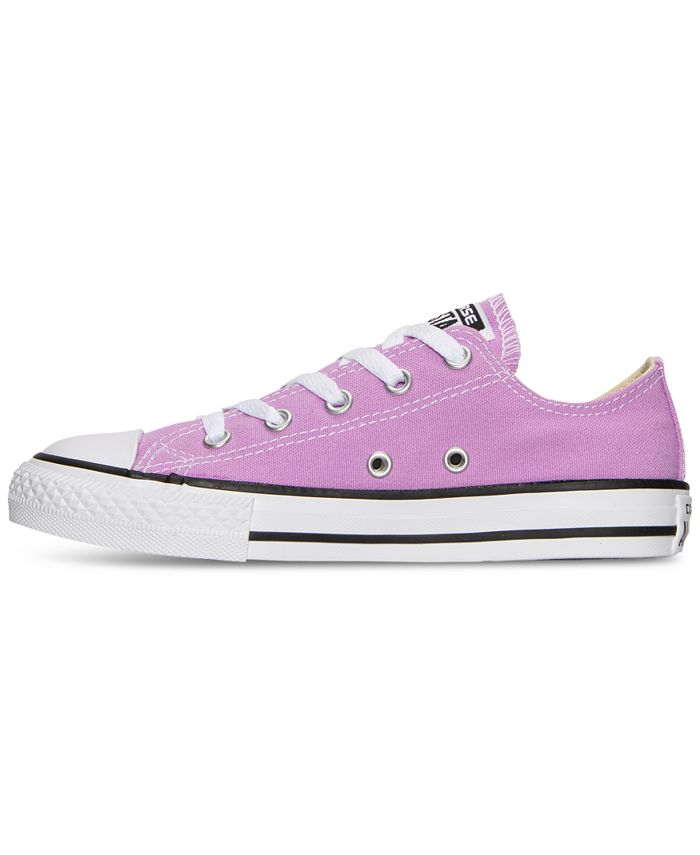 Converse Little Girls' Chuck Taylor All Star Ox Casual Sneakers from ...