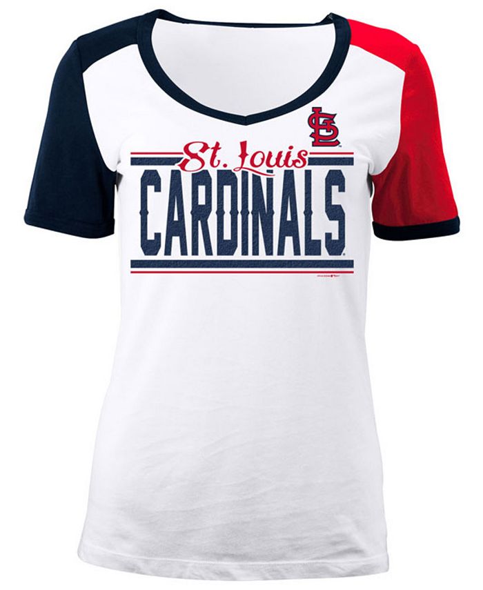 5th & Ocean Women's St. Louis Cardinals CB Sleeve T-Shirt - Macy's