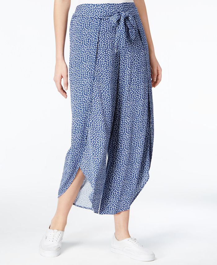 American Rag Juniors' Cropped Flyaway Soft Pants, Created for Macy's ...