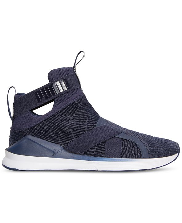 Puma Women's Fierce Strap Flocking Casual Sneakers from Finish Line ...