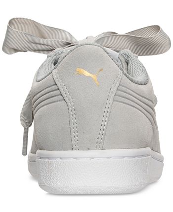 Puma Women's Vikky Ribbon Casual Sneakers from Finish Line - Macy's