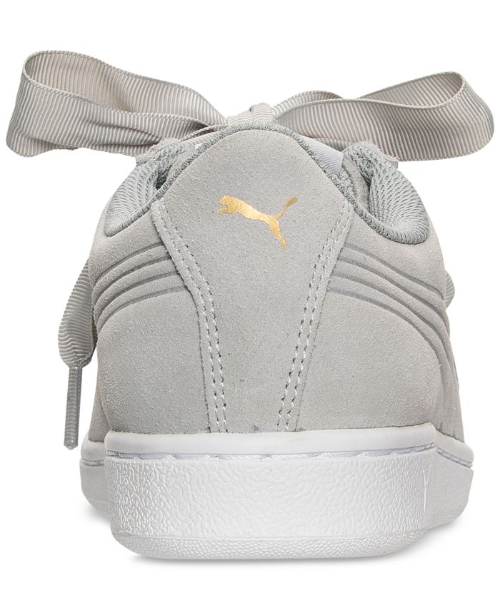 Puma Women's Vikky Ribbon Casual Sneakers from Finish Line & Reviews ...