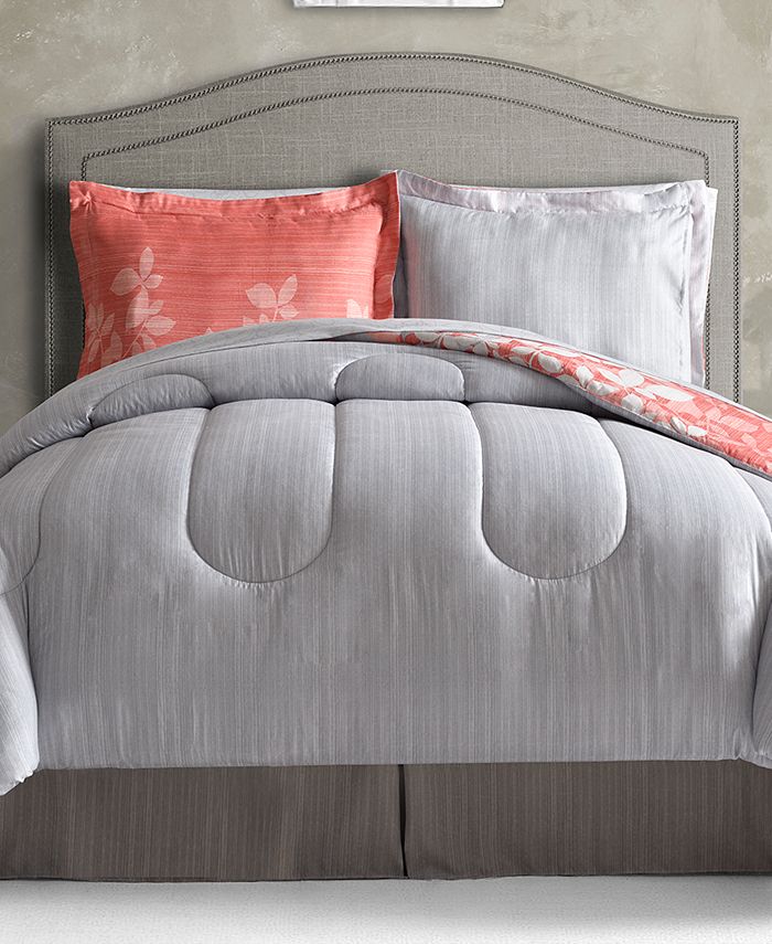 Fairfield Square Collection Ashley Reversible 8-Piece California King ...