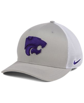 Nike Kansas State Wildcats Aero Bill Mesh Swooshflex Cap - Macy's