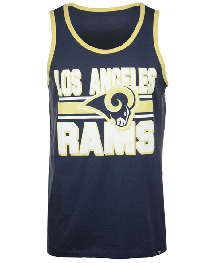 '47 Brand Men's Los Angeles Rams Team Stripe Crosstown Tank - Macy's