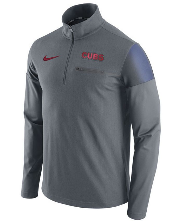 Nike Men's Chicago Cubs Half-Zip Elite Pullover - Macy's