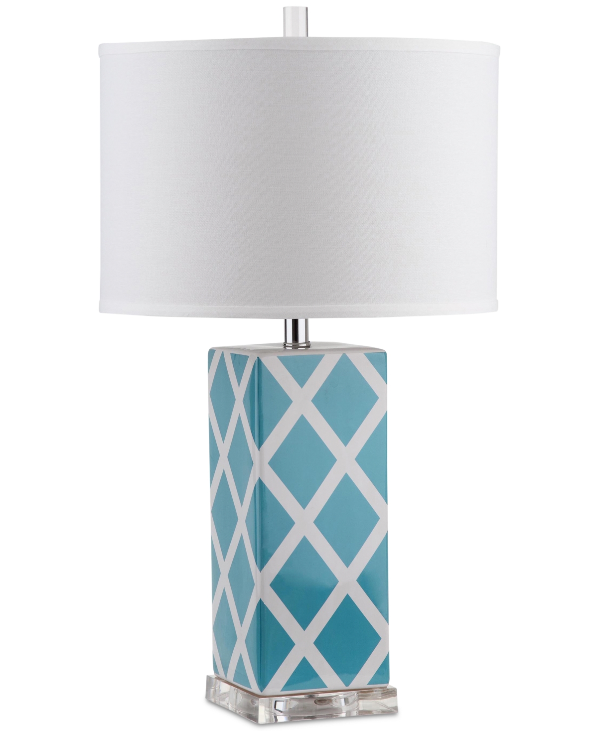 Click here for Safavieh Garden Lattice Table Lamp - Light Blue prices