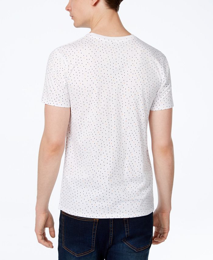 Ben Sherman Men's Slim-Fit Triangle-Print T-Shirt - Macy's