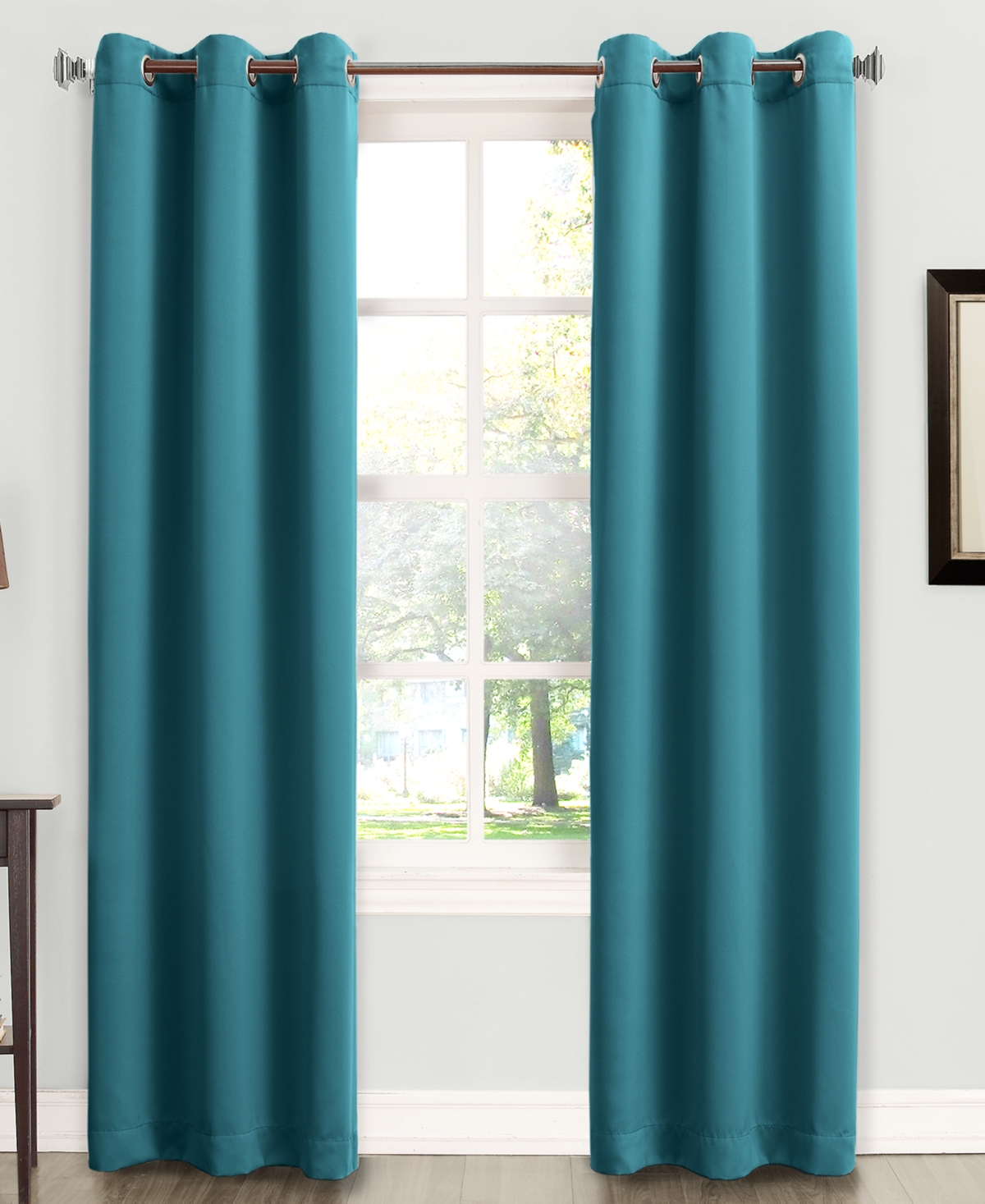 Click here for Tabbey Room Darkening Grommet Curtain Panel - Mari... prices