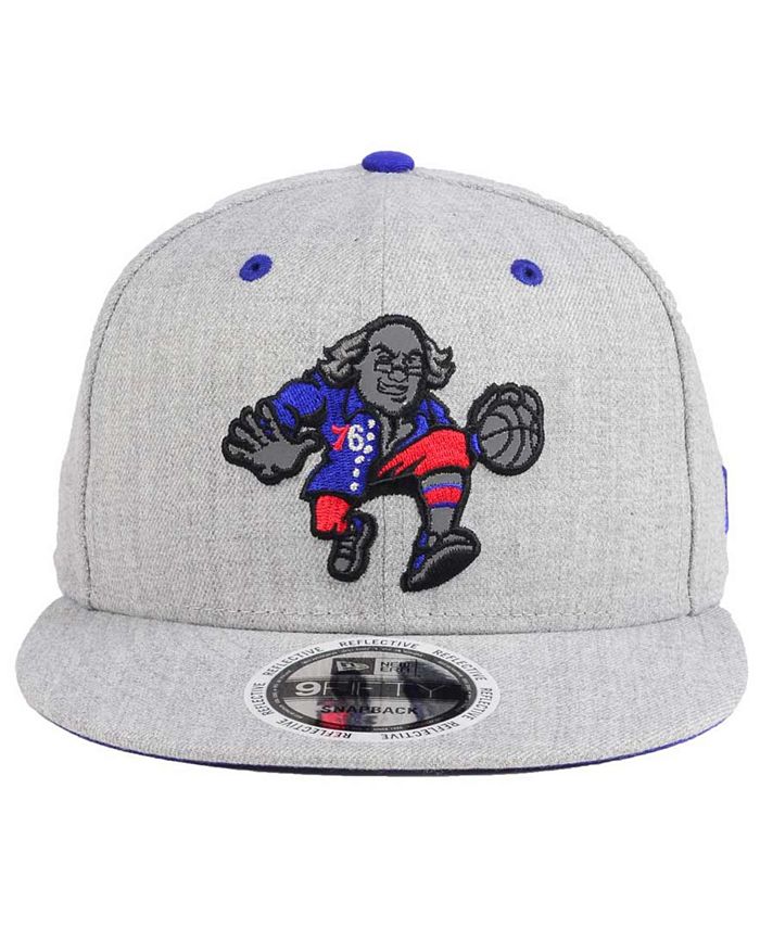 New Era Philadelphia 76ers Total Reflective 9FIFTY Snapback Cap - Macy's