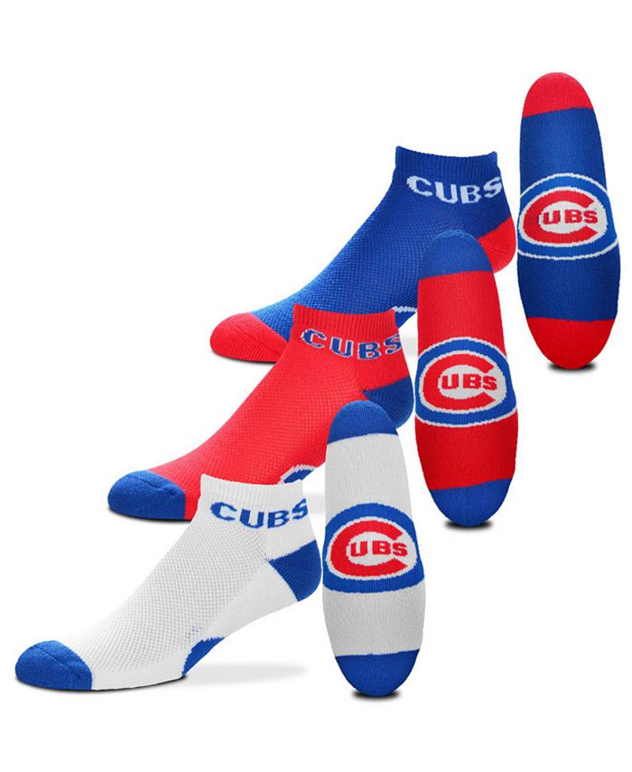 For Bare Feet Chicago Cubs 3pack Money No Show Socks - Macy's