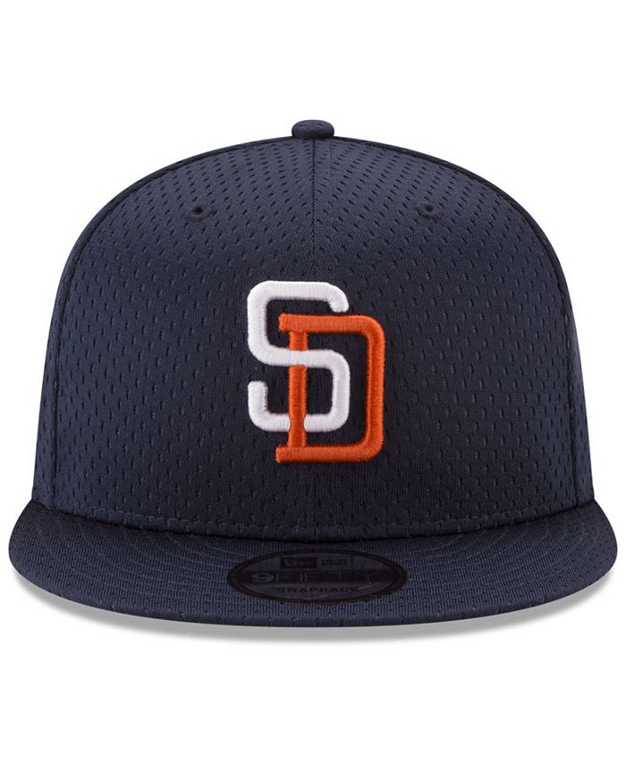 New Era San Diego Padres Coop Mesh Authentic 9FIFTY Snapback Cap ...