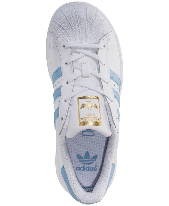 adidas Little Boys' Superstar Casual Sneakers from Finish Line - Macy's