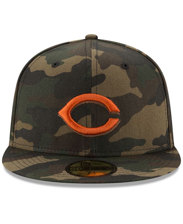New Era Cincinnati Reds Camo On Canvas 59FIFTY Cap - Macy's